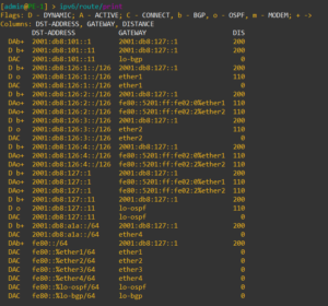 MikroTik – RouterOSv7 first look – Dynamic routing with IPv6 and OSPFv3/BGP – StubArea51.net